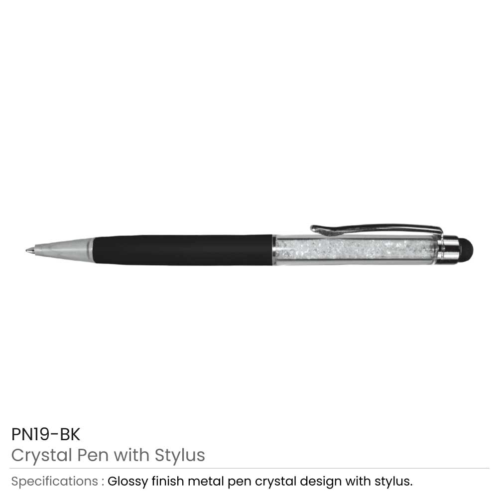 Crystal Pens with Stylus | Promotional Gifts Suppliers